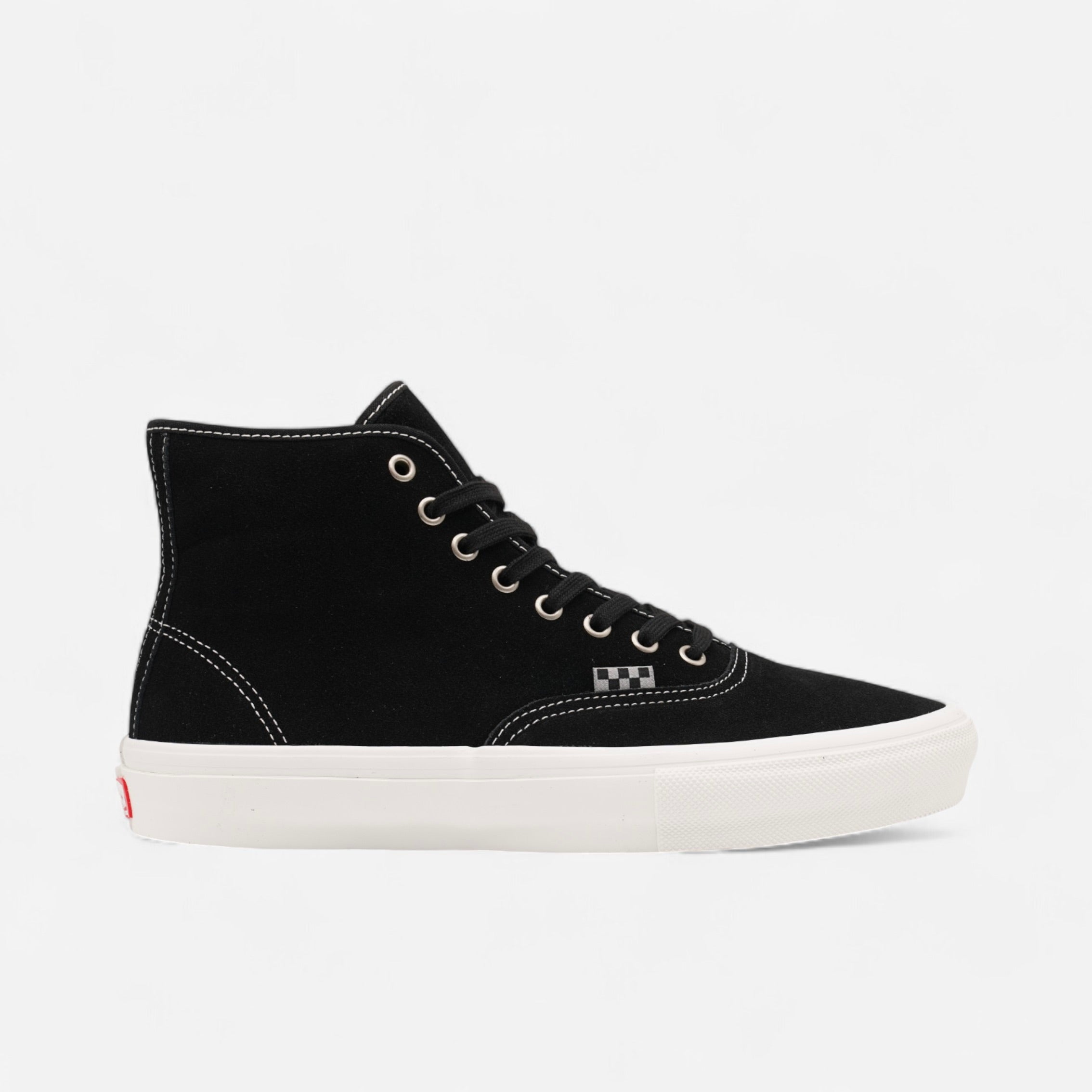 Vans - Authentic High Shoes - Black/White – High Rollers Skate Store